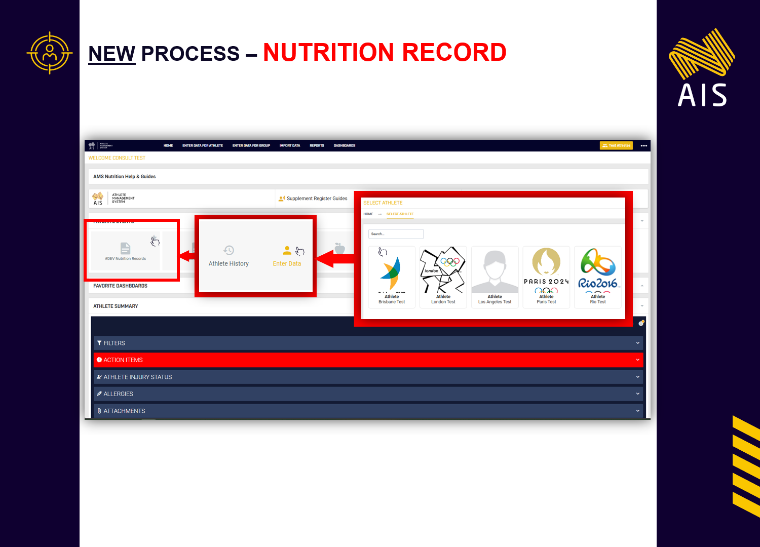 NEW: 1. Nutrition Record Snapshot - Data Entry – Australian Institute ...