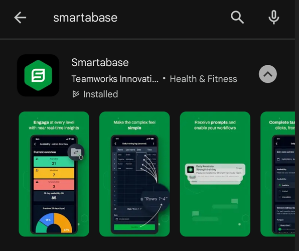 Installing the AMS (Smartabase) App – Australian Institute of Sport
