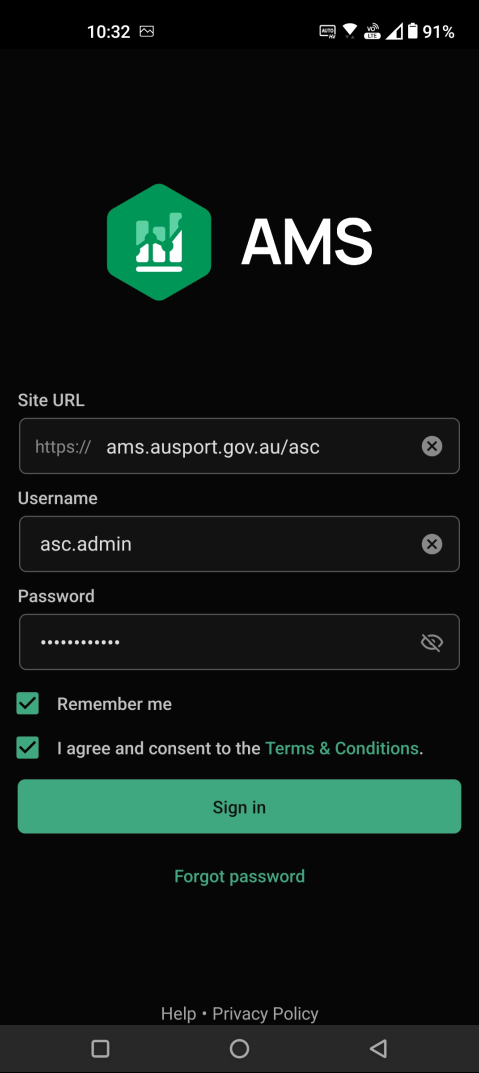 MOBILE: Installing the AMS App – Australian Institute of Sport
